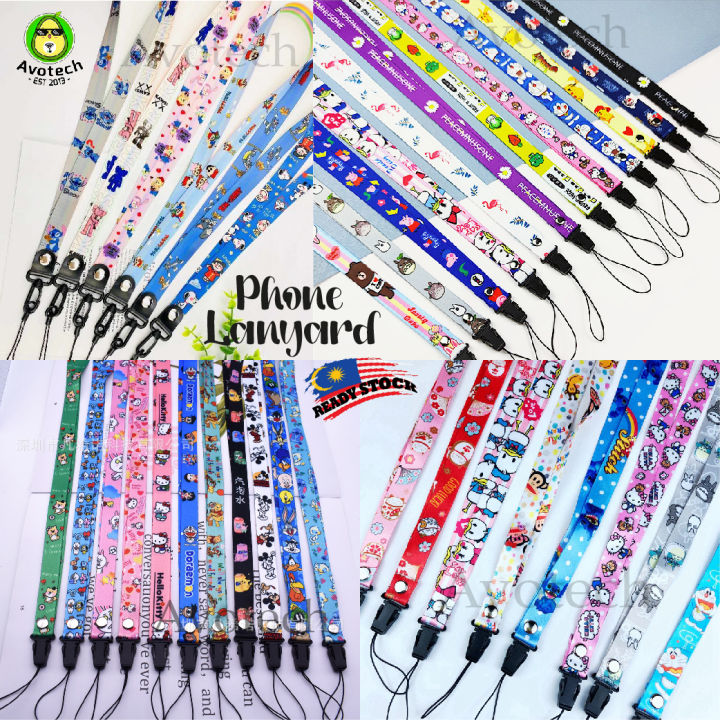 Awotech Phone Rope 20 Designs Phone Lanyard Phone Strap Tali Telefon ...