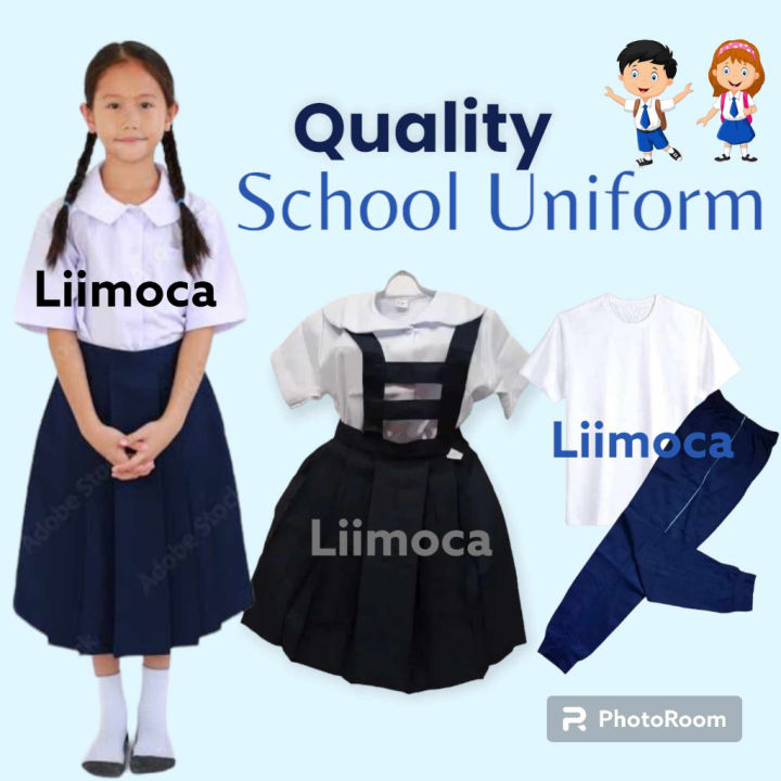 COD L.CO Deped' Official Scool Uniform for Girls( Jumper, Blouse and ...