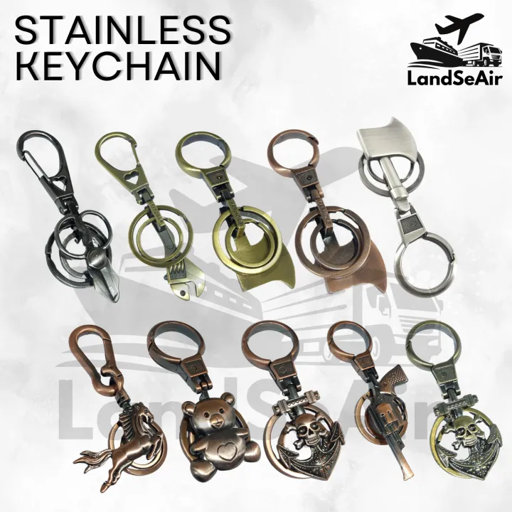 Stainless Keychain Different design heavy duty | Lazada PH
