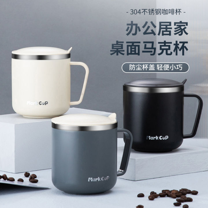 MARK CUP Cute Tumbler 304 Stainless Steel Thermos Cup Mug Bottle Coffee ...