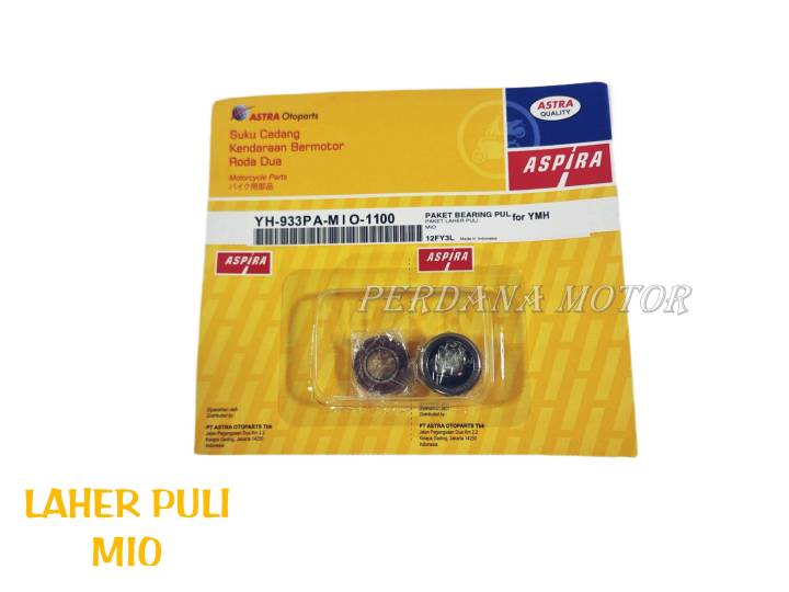 BEARING PULI MIO SPORTY PULLEY SET LAHER BAMBU 6901 YH-933PA-MIO-1100 ...