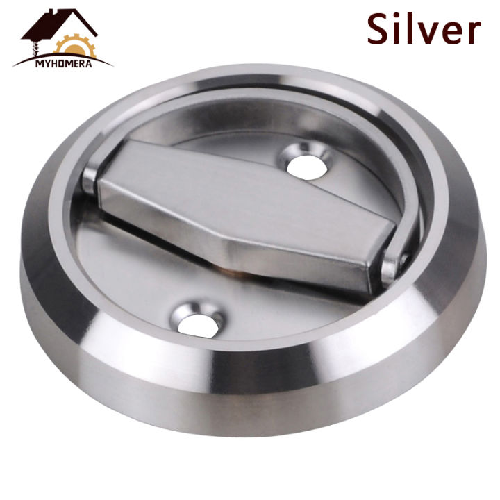 Myhomera 304 Stainless Steel Hidden Door Handles Fire Proof Door Round ...