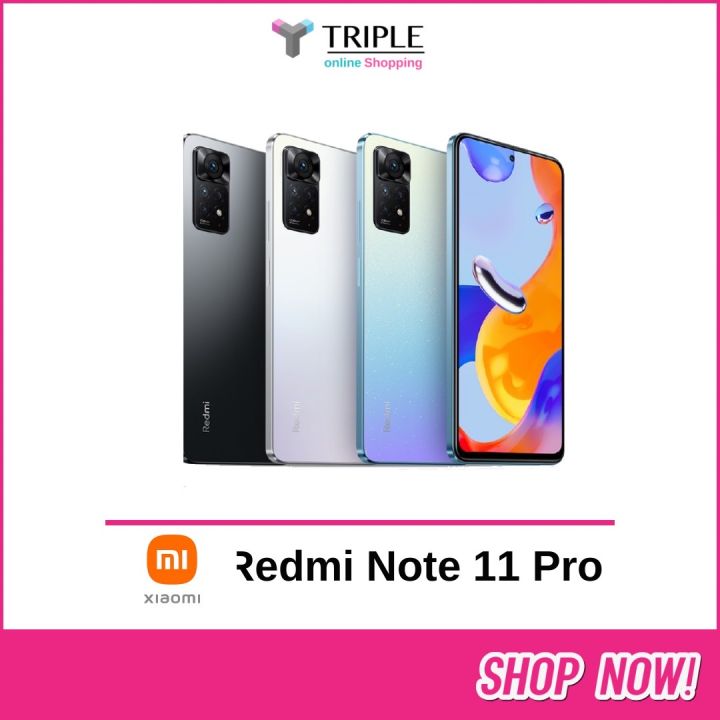 Redmi Note 11Pro Ram 8 Rom 128 GB รับประกันศูนย์ 15 เดือน | Lazada.co.th