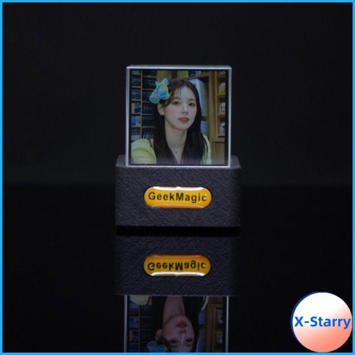 X-STARRY Crystal Cube GeekMagic GIFTV Smart Weather Station Holographic ...