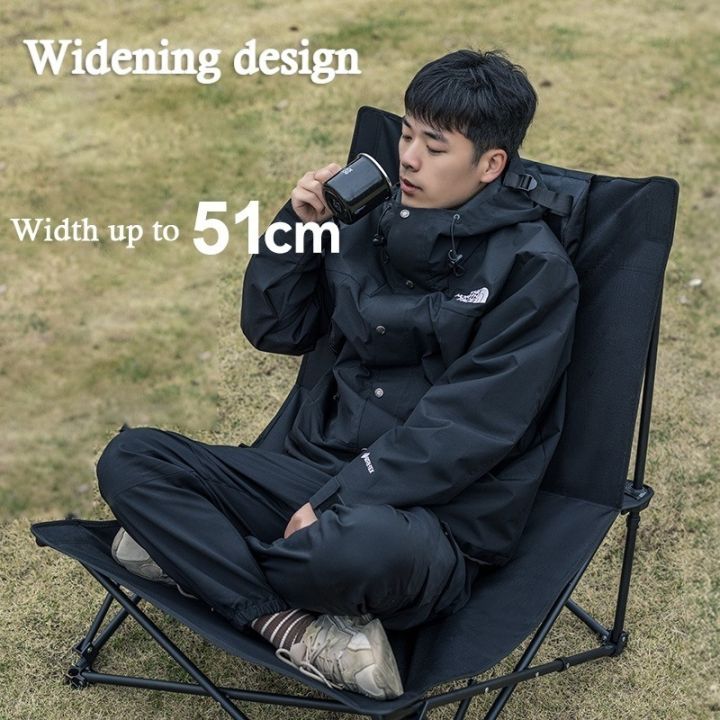 SAINTVILLA Folding Chair Single Person Outdoor Nap Lounge Chair ...