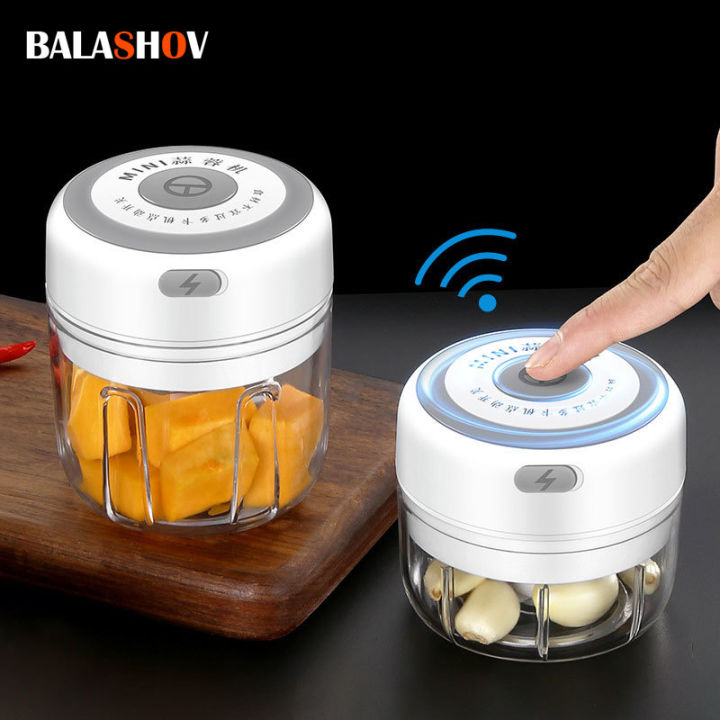 Mini Masher Machine USB Electric Food Mixer Kitchen Garlic Chopper Meat ...