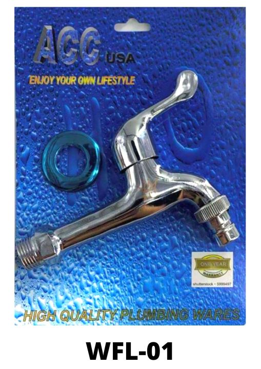 Total Tools Hardware AFFORDABLE ACC WALL FAUCET 1/2x6 Heavy Duty ...