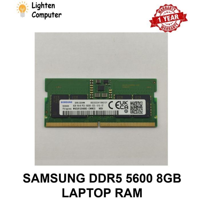 【USED】 SAMSUNG DDR5 4800Mhz / 5600Mhz 8GB / 16GB / 32GB | PC5 5600 ...