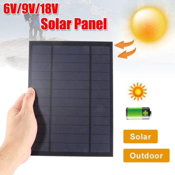 6V 9V 18V Mini Solar Panel 10W 20W 30W Portable Waterproof Solar Cell ...