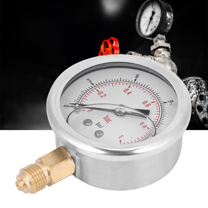 Pressure Gauge BSP Thread Radial Pressure Gauge Chemical Industry ...