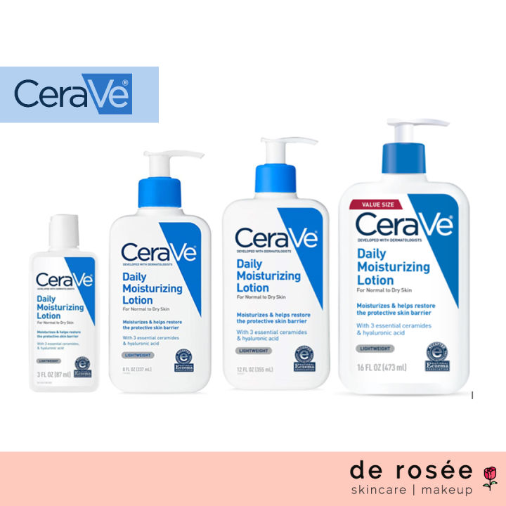 Cerave Daily Moisturizing Lotion 87ml 237ml 355ml 473ml 562ml 1000ml ...