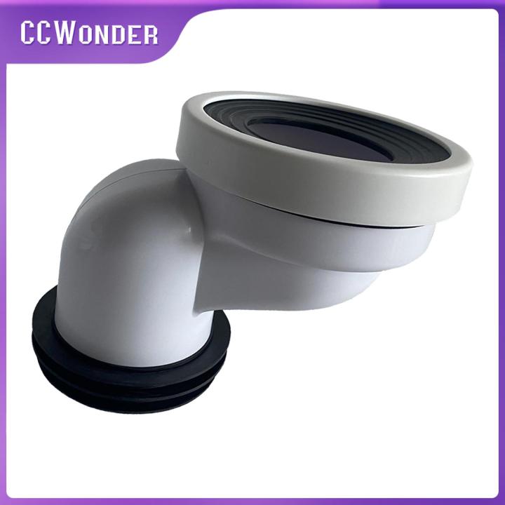 CCWonder 4 Inch Flush Offset Toilet Flange Connector Extension Adapter ...
