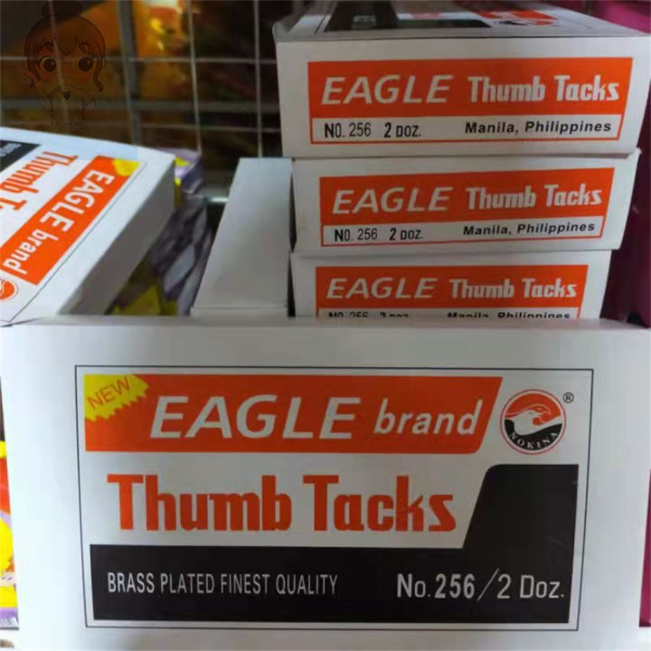 Eagle brand thumbtacks 24doz per box/pre pcs | Lazada PH