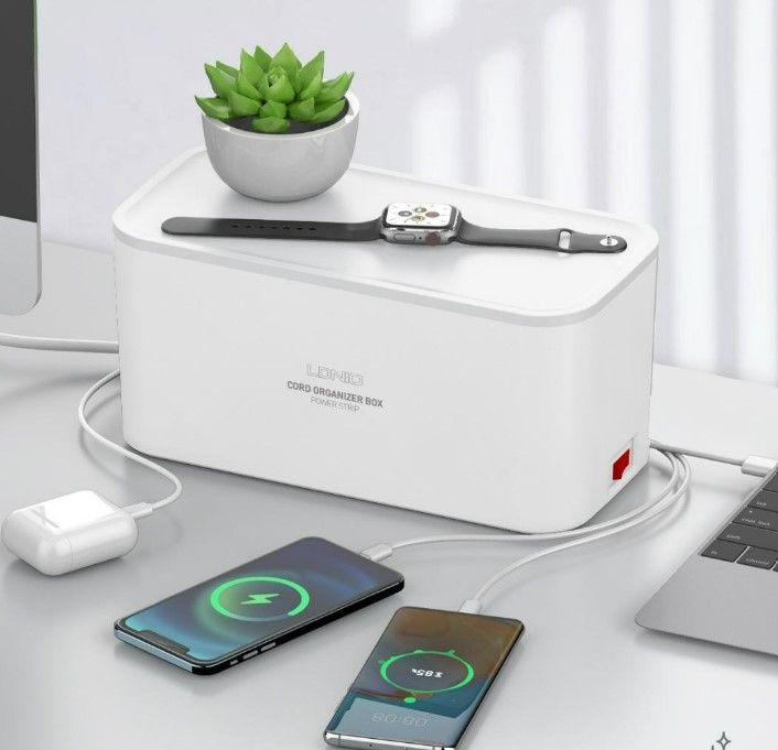 [Local Seller] LDNIO Cord Organiser Box Wireless Extension Plug 5 ...