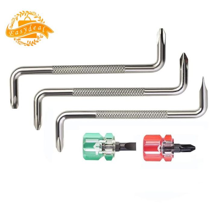 5 in 1 Offset Screwdriver Z Shaped Screwdrivers Magnetic Slotted ...