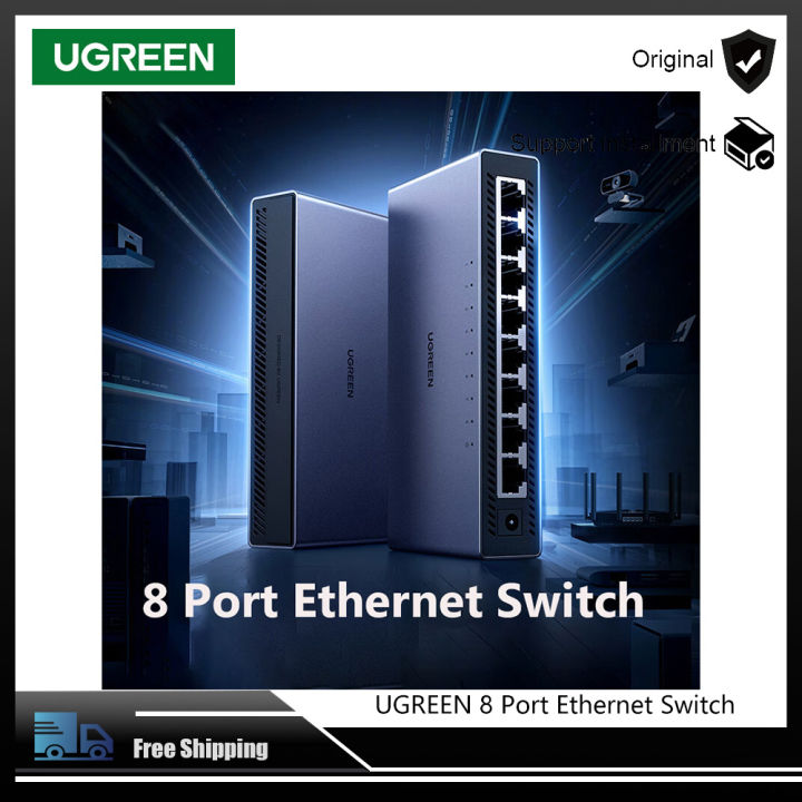 Ugreen Wireless Ethernet Switch 8 ports 10 100 1000Mbps RJ45 Multiple ...