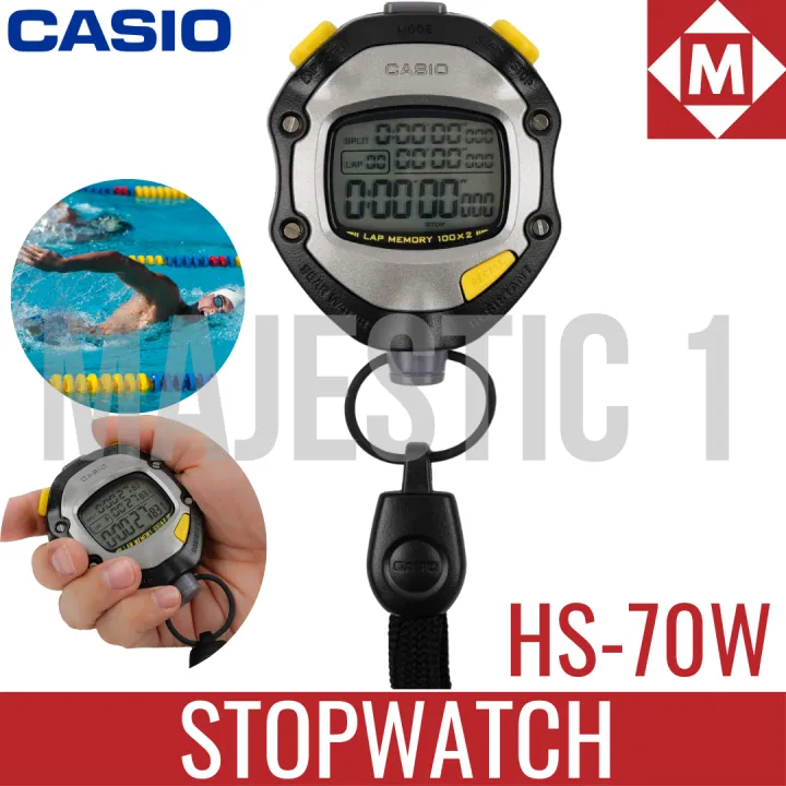 CASIO Original Stopwatch HS-70W | Lazada PH