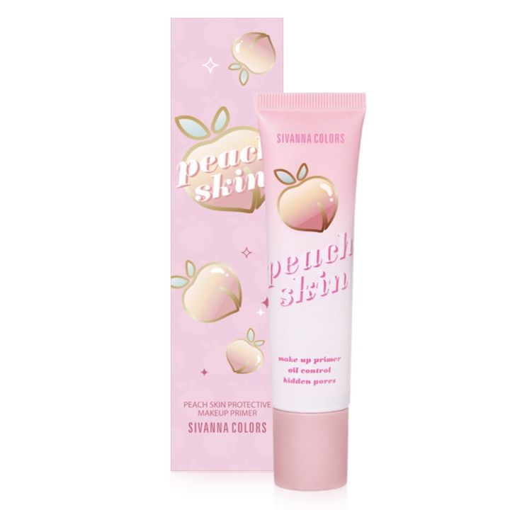 ไพรเมอร์พีช ซีเวนน่า SIVANNA COLORS PEACH SKIN PROTECTIVE MAKEUP PRIMER ...