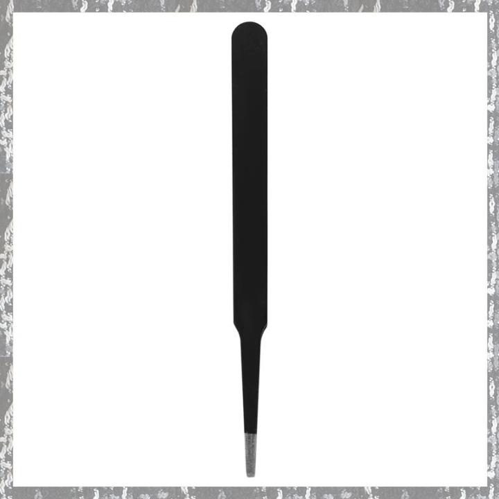 (GJAD) Anti-static Flat Square Tip Stainless Steel Straight Tweezers 4. ...