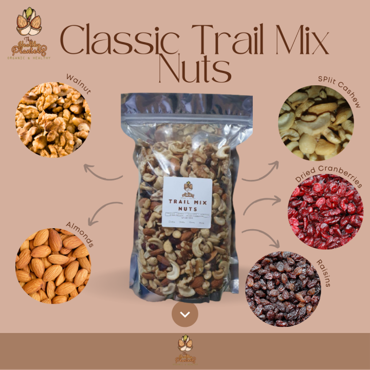 Classic Trail Mix Nuts (1 KILOGRAM) (NEW BROWN PACKAGING) | Lazada PH