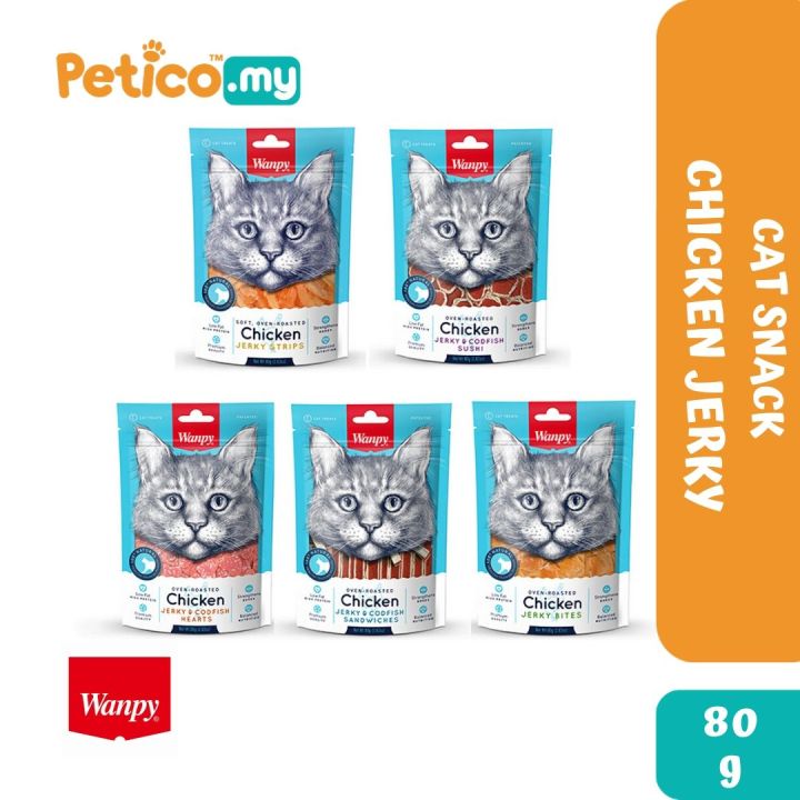 Wanpy Chicken Jerky 80g Cat Snack | Lazada