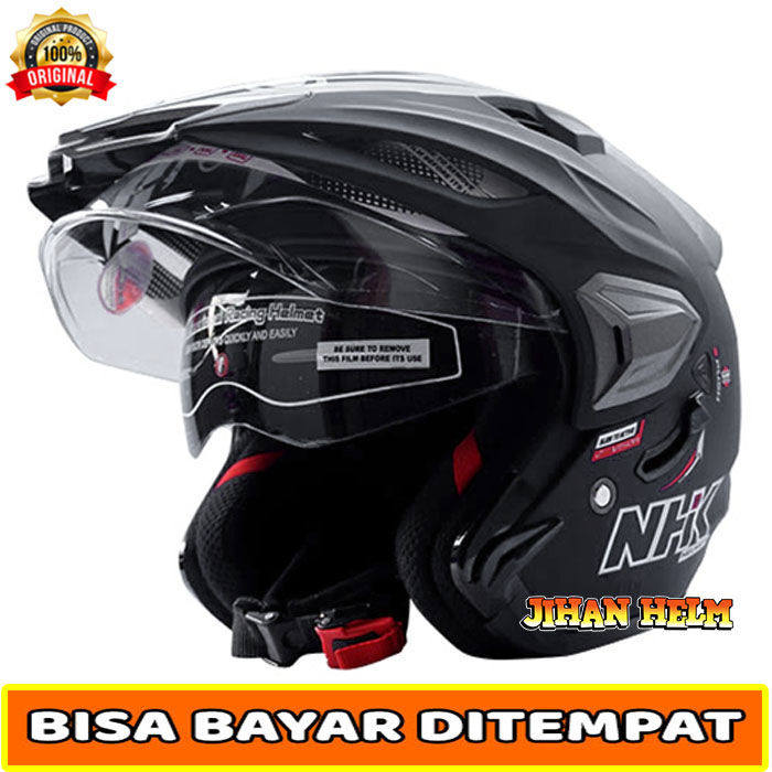 HELM NHK PREDATOR CRYPTON ORIGINAL HITAM DOFF TERMURAH | Lazada Indonesia