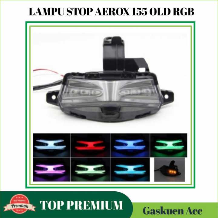 Lampu stop Stoplamp Yamaha Aerox 155 Old LED Senja Rem Sen 3 in 1 ...