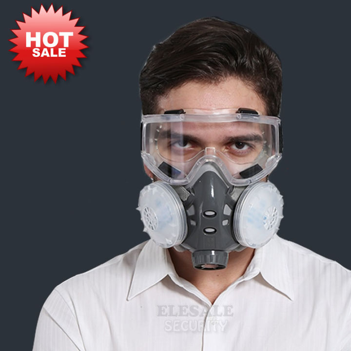 Masker Gas kimia Full Face Kaca | Lazada Indonesia
