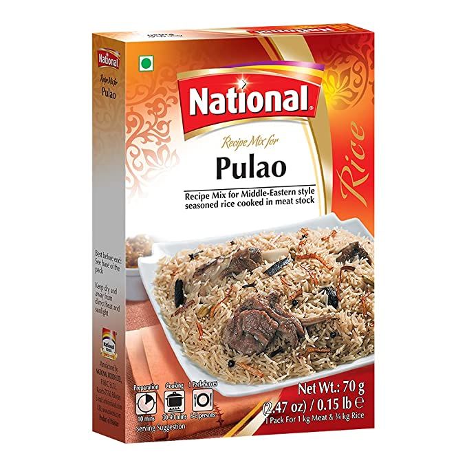 National masala seasoning Pakistan imported 70g Pulao masala | Lazada PH