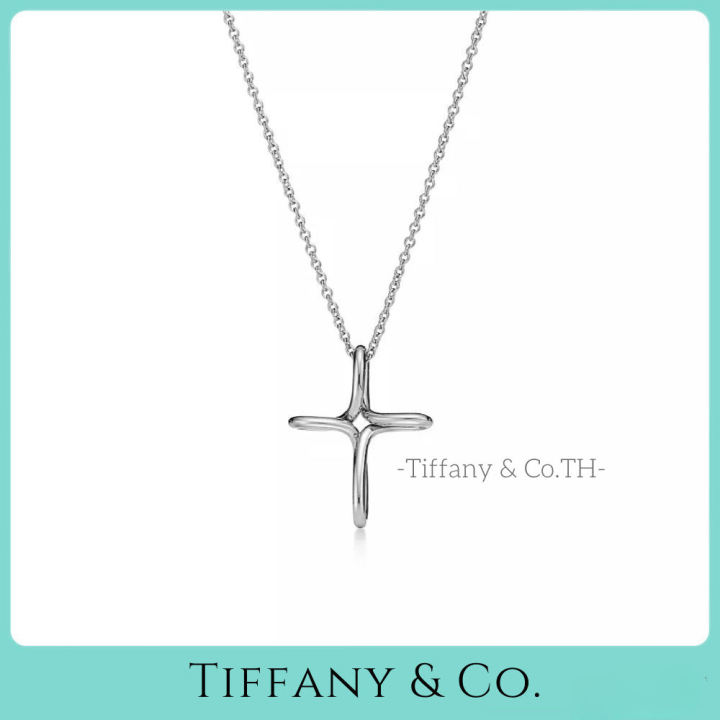 Tiffany & Co. Tiffany Elsa Peretti® Infinity Cross Pendant, สีเหลือง ...