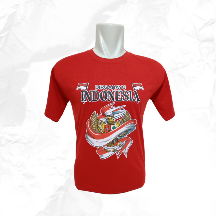 Kaos Lengan Pendek 79 Th Kemerdekaan Indonesia | Kaos Hut 79 Th ...