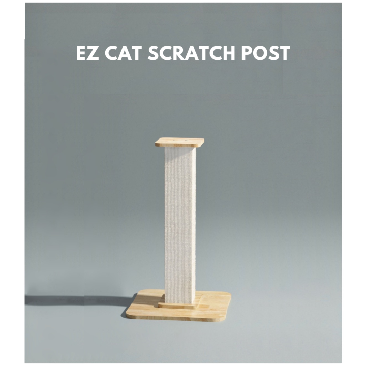 EZ Cat Scratch Post - Cat Scratcher / Cat Tower / Cat Tree / Cat Condo ...
