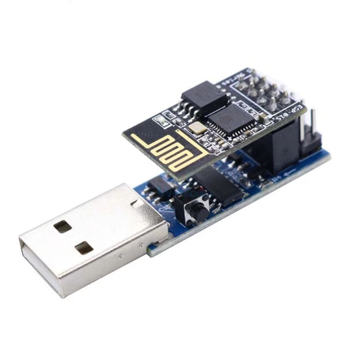 Esp 01 Usb Esp 01s เพื่อ Esp8266 Ch340c การดาวน์โหลดดาวน์โหลดไวไฟ Prog Esp01บอร์ดอะแดปเตอร์โมดูล 