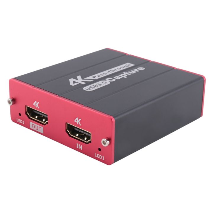 USB3.0 4K Video Capture Card, 1080P 60FPS HD Game Capture Device Cam ...