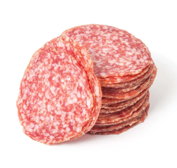 Salami sliced german style - Haussalami Salami Aufschnitt 2 x 80gr ...