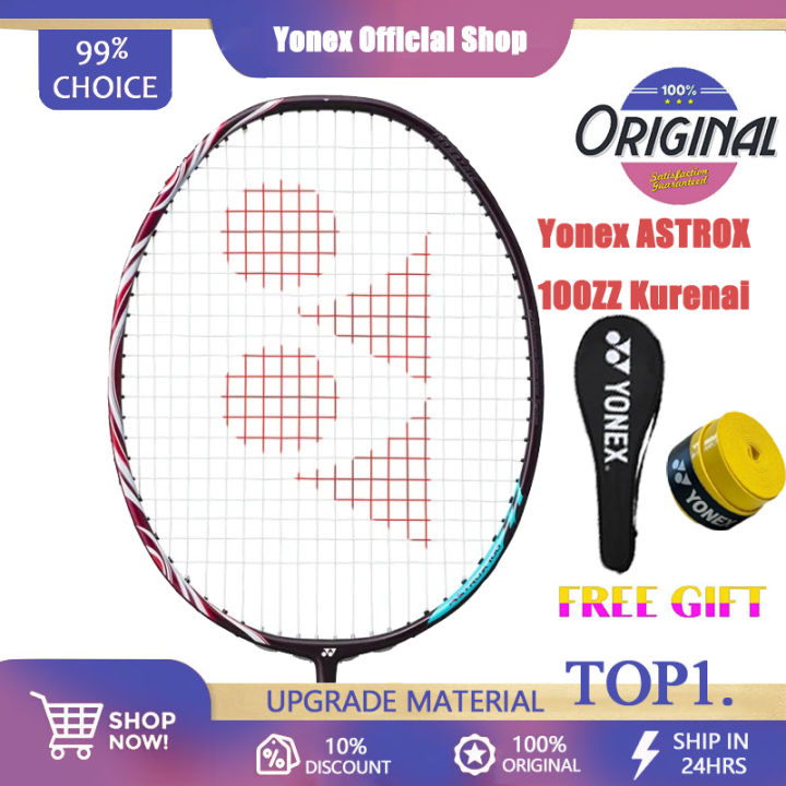 YONEX Astrox 100zz Badminton Racket Nanoflare 1000Z Full Carbon Ultra Light Single Badminton ...