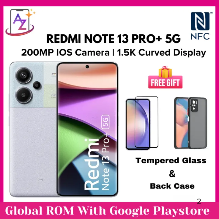Redmi Note 13 Pro Plus 5G (8GB+256GB) | 200MP Hi-Res Camera | 1.5K ...