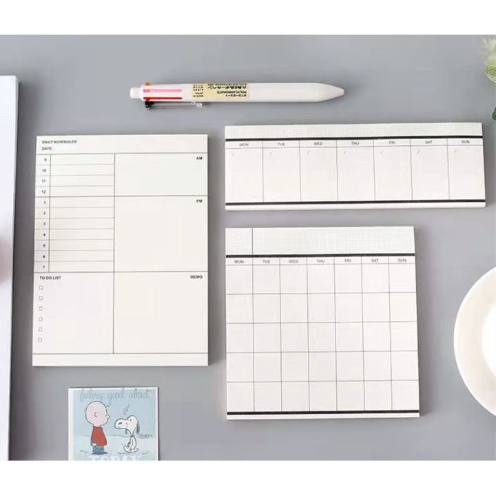 Calendar Planner Notepad-weekly monthly To-do List Planner notebook ...