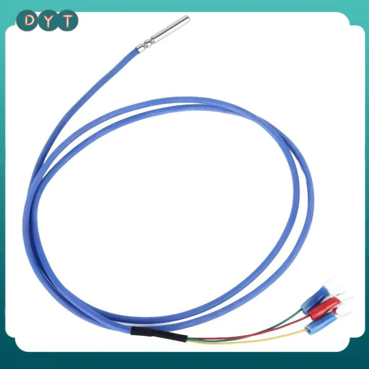 DYT PTFE Wire PT100 Temperature Sensor 3 Wire Stainless Steel ...