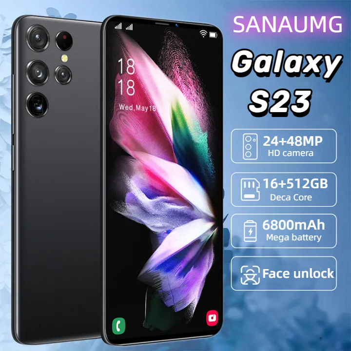 Galaxy S23 Ultra Cellphone 7.5inch HD Screen Dual SIM 512GB ROM 16GB ...