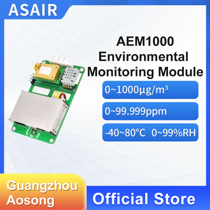 ASAIR AEM1000 Multi in One Sensor Module Digital Output 485 Interface ...