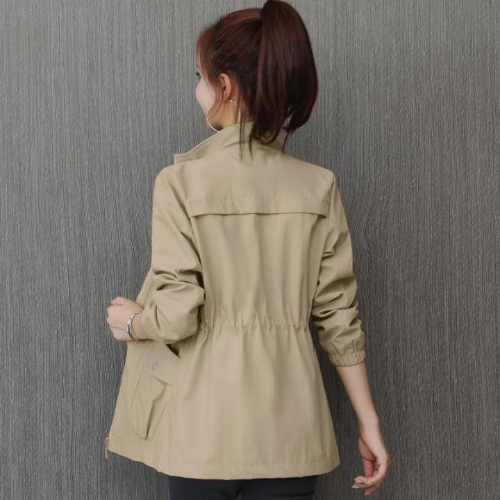 New Spring Waist Slim Small Size Trench Coat Women In Spring and Autumn ...