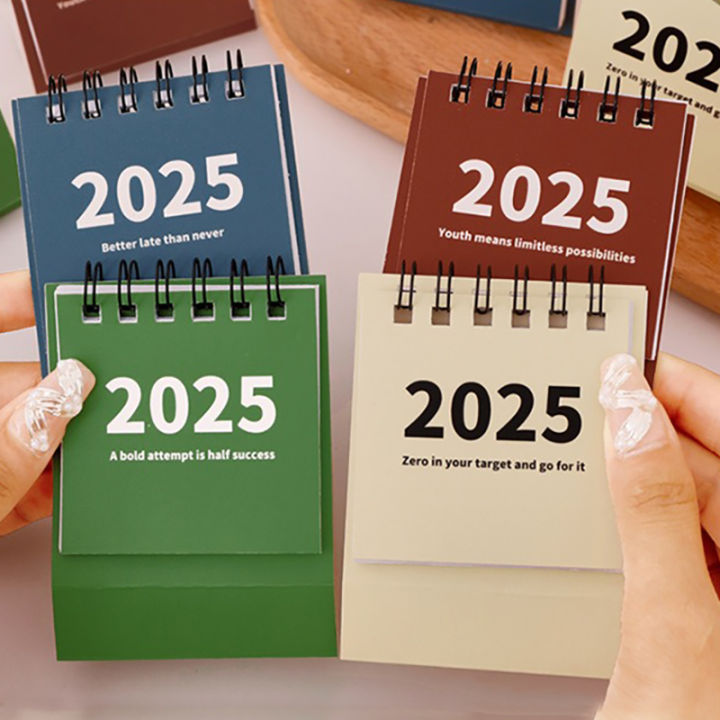6.5*3.5*7.5cm Mini Calendar Paper Desktop Calendar For Home Office ...