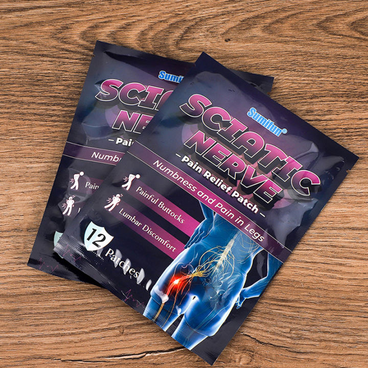 【Comfortable House】 COD 12pcs sciatica nerve Pain Relief Patch เครื่อง ...