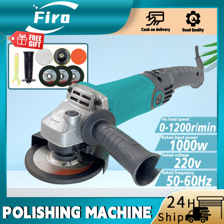 1000W Electric Angle Grinder / Polisher Long handle polishing machine ...