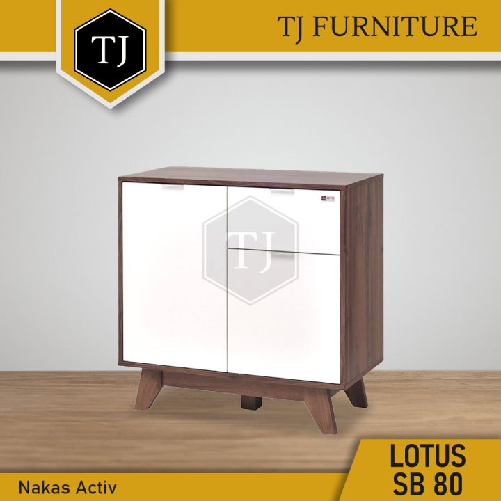 Activ Lotus SB 80 Bedside Table / Nakas /Sideboard / Meja Samping / Meja Sudut / Meja Sisi ...