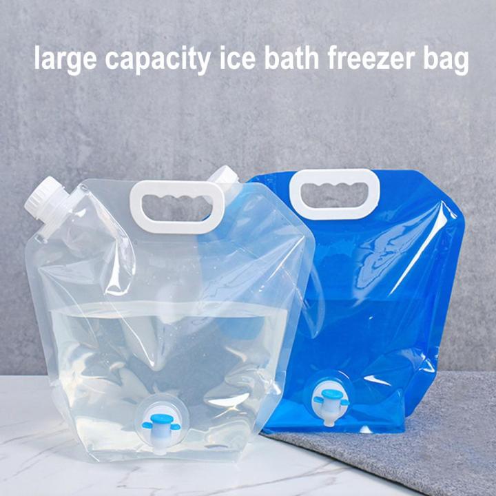 5L/10L Outdoor Camping Water Bag Foldable Drinking Bag Container Car Carrier Drinking Water ...