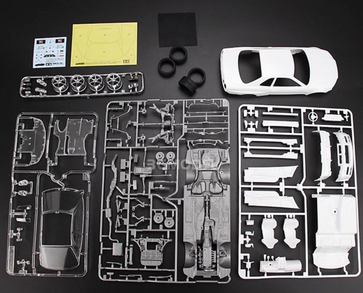 Tamiya 24210 1/24 Scale Model Sport Car Kit Sky Line GT-R R34 V-Spec ...