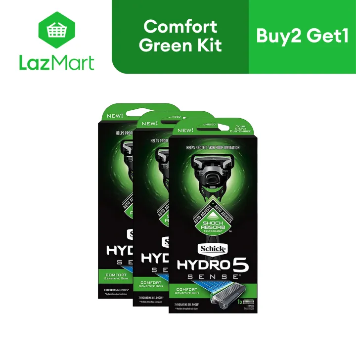 HYDRO 5 SENSE COMFORT GREEN KIT1 Buy2 Get1 Promopack | Lazada PH