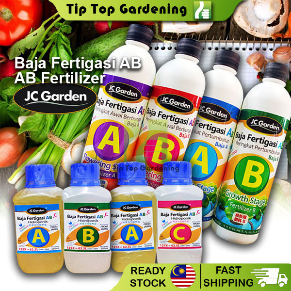 JC Garden Baja AB Baja Sayur Buah Hidroponik / AB Fertilizer For ...